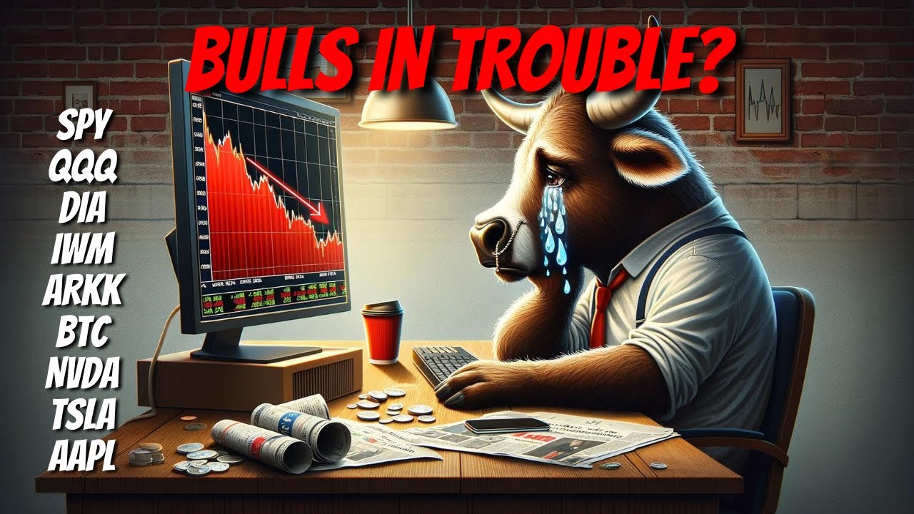 ARE THE BULLS IN TROUBLE? #SPY #QQQ #DIA #IWM #ARKK #BTC - YouTube
