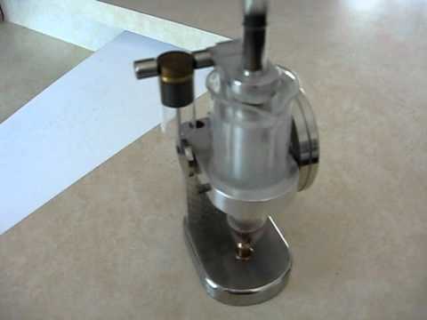 Ringbom Stirling Glass Engine - YouTube