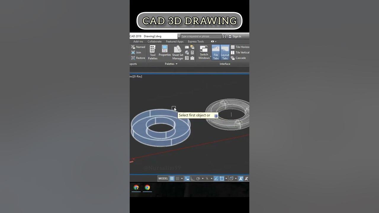 CAD 3D DRAWING | Extrude Command - YouTube