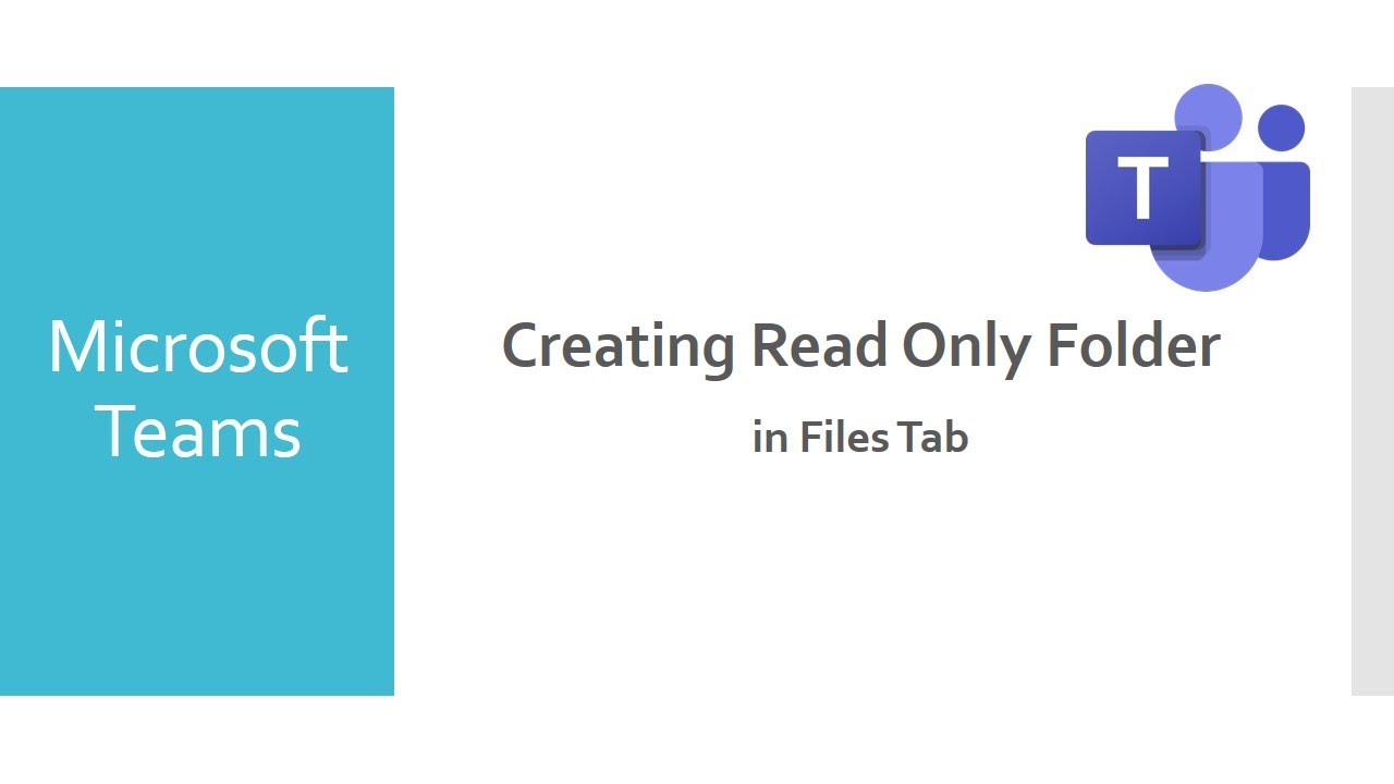 Creating Read Only Folder In Microsoft Teams in Hindi YouTube creating-read-only-folder-in-microsoft-teams-in-hindi-youtube
