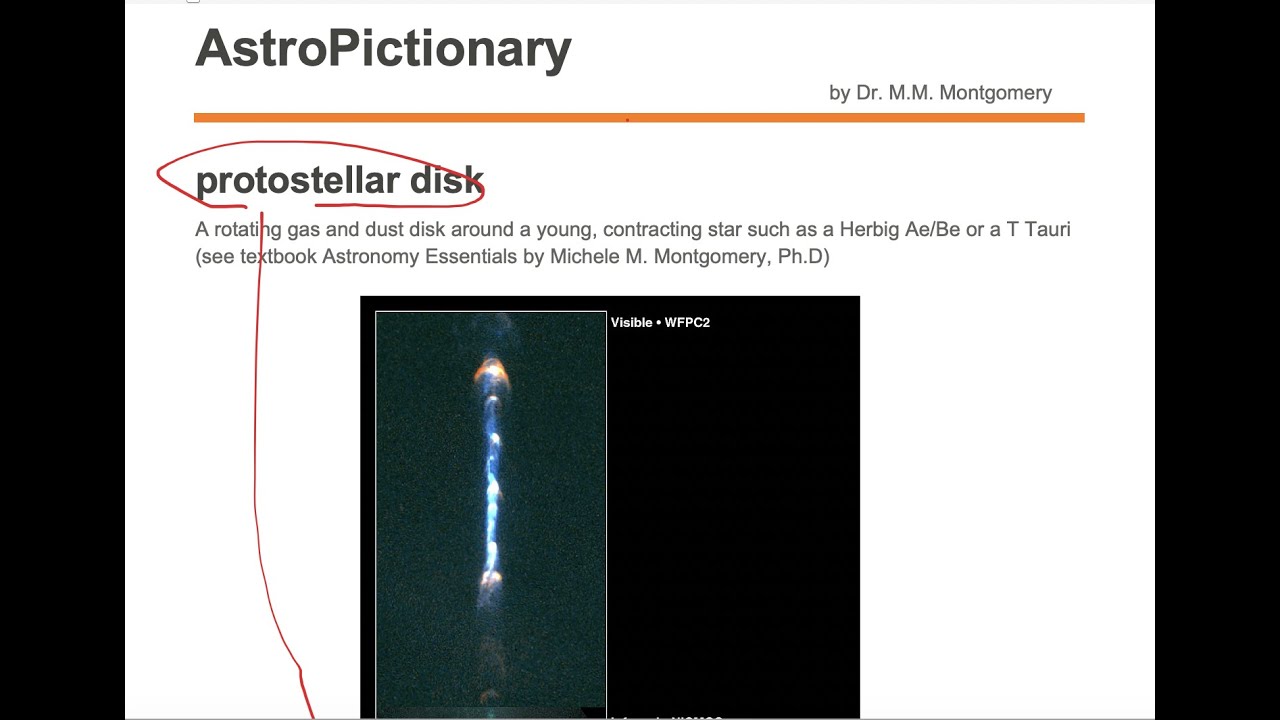 protostellar disk - YouTube