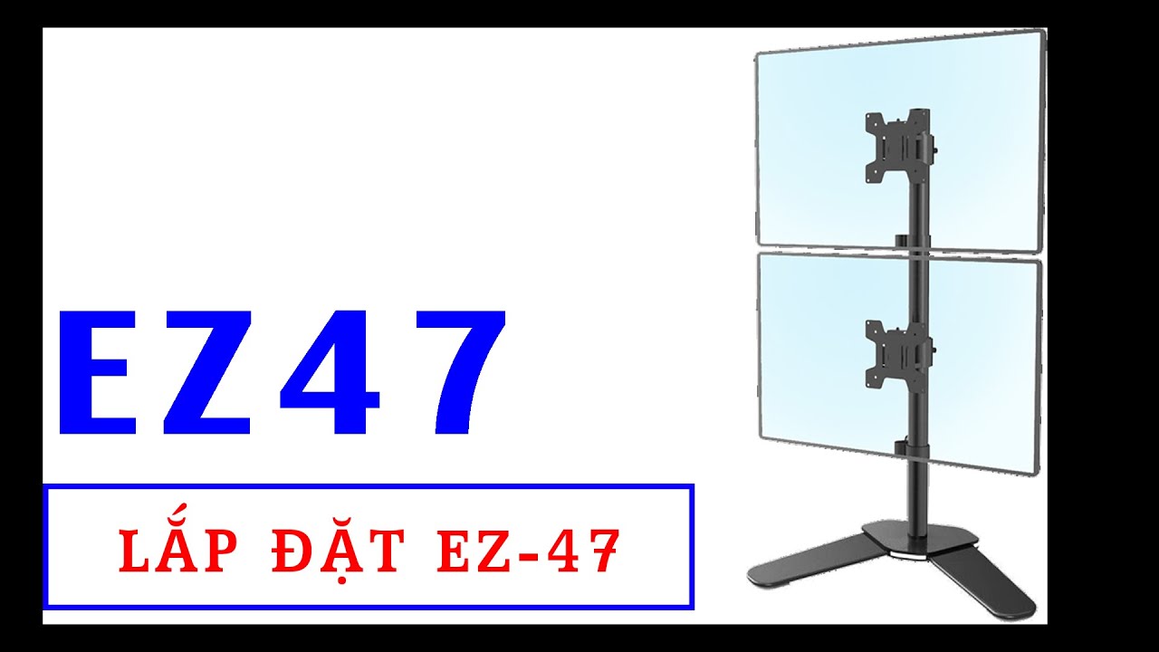 EZ47 - hướng dẫn lắp đặt chi tiết - Arm màn hình Ergotek EZ47 - YouTube