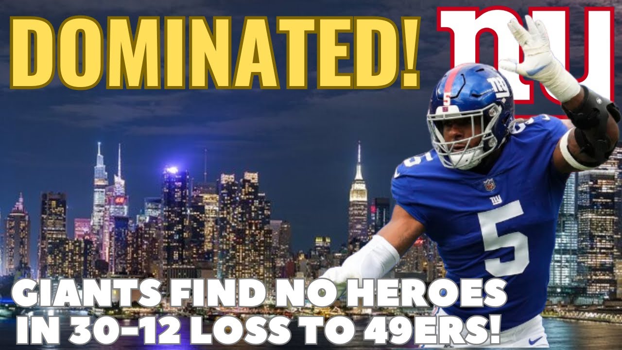 This Giants Fan is NOT Happy NY Giants Out Talented, and Out Toughed ...