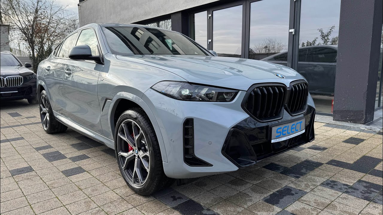 New 2025 BMW X6 xDrive30d Brooklyn Grey metallic BMW Individual 'Merino ...
