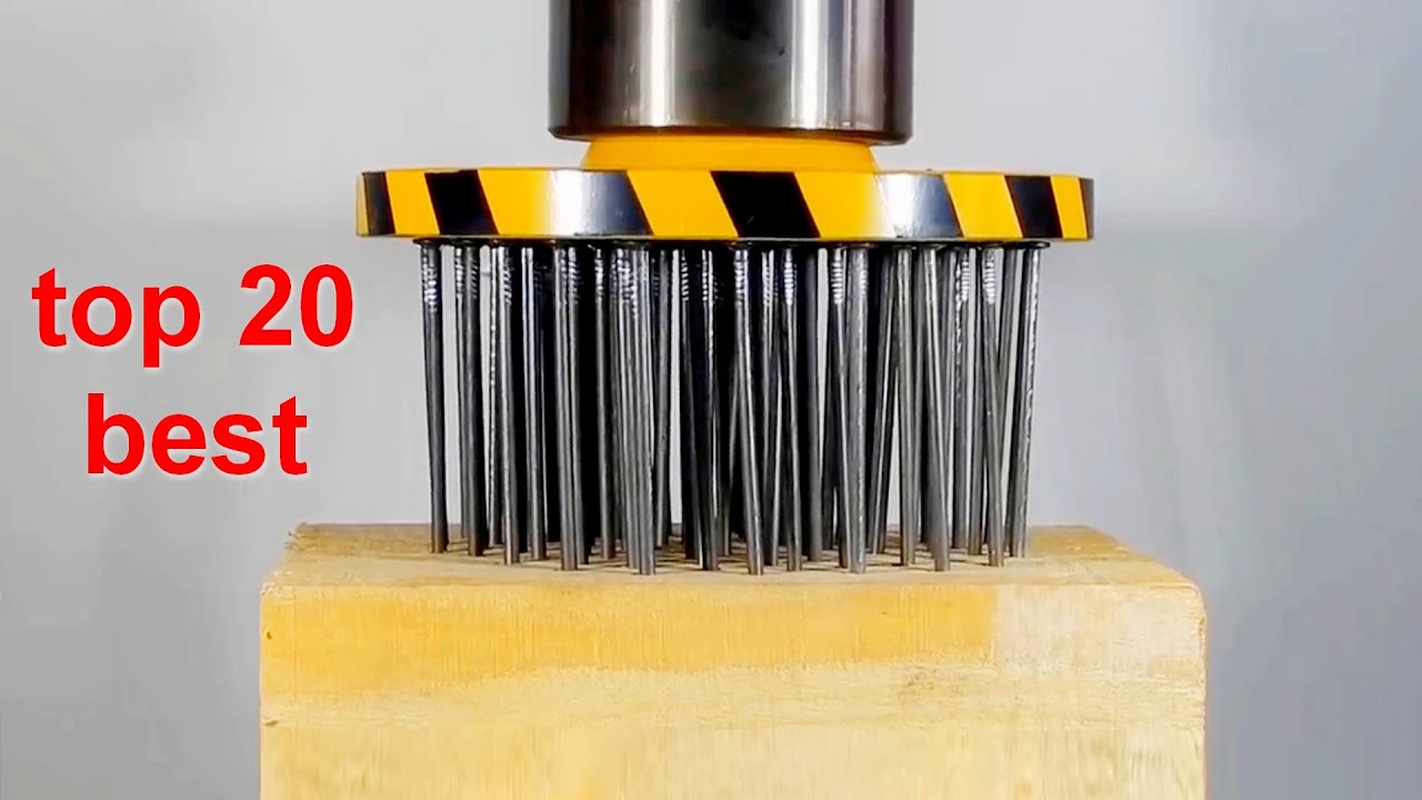 TOP 20 BEST HYDRAULIC PRESS VIDEOS - YouTube