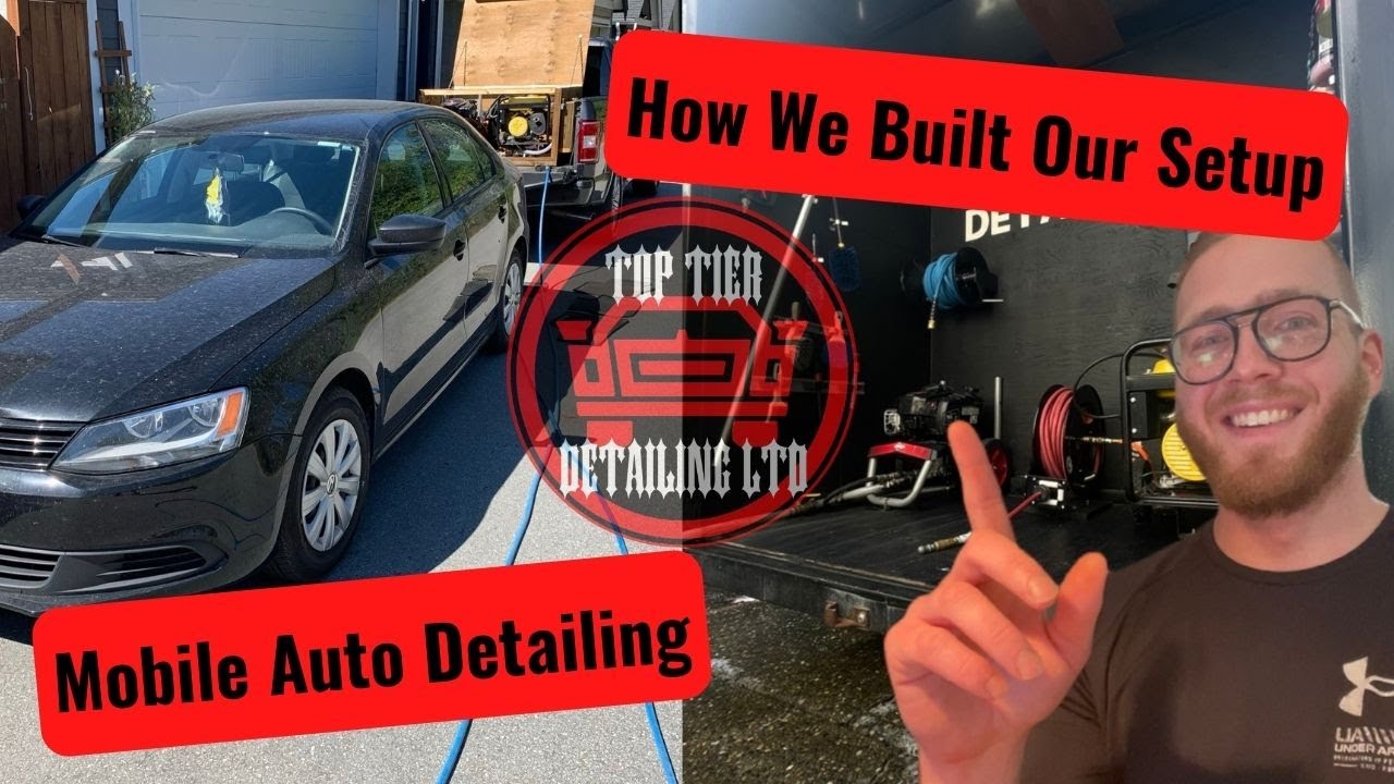 MOBILE DETAILING TRAILER SETUP! Products, tools & equipment - YouTube