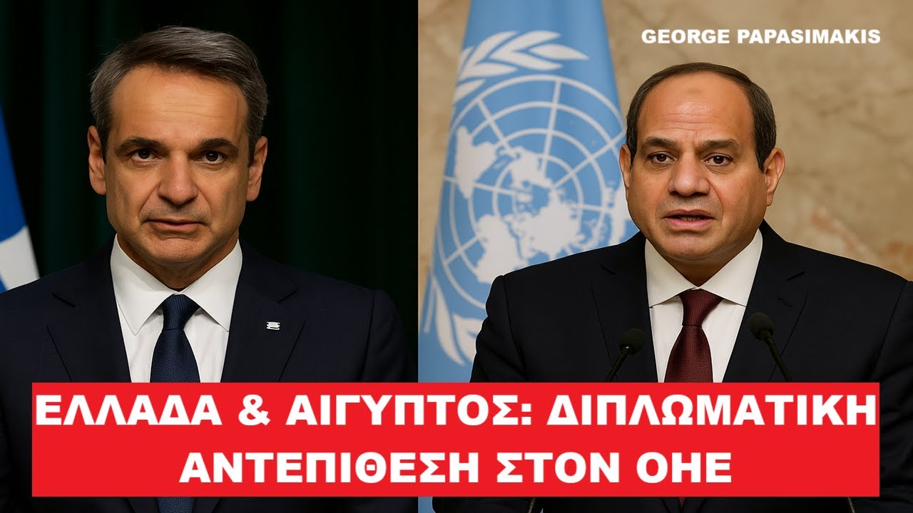 ΕΛΛΑΔΑ & ΑΙΓΥΠΤΟΣ: ΔΙΠΛΩΜΑΤΙΚΗ ΑΝΤΕΠΙΘΕΣΗ ΣΤΟΝ ΟΗΕ - YouTube