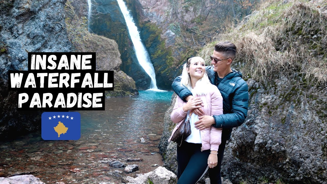 We Found PARADISE In KOSOVO! White Drin Waterfall, PEJA! The BEST Of ...
