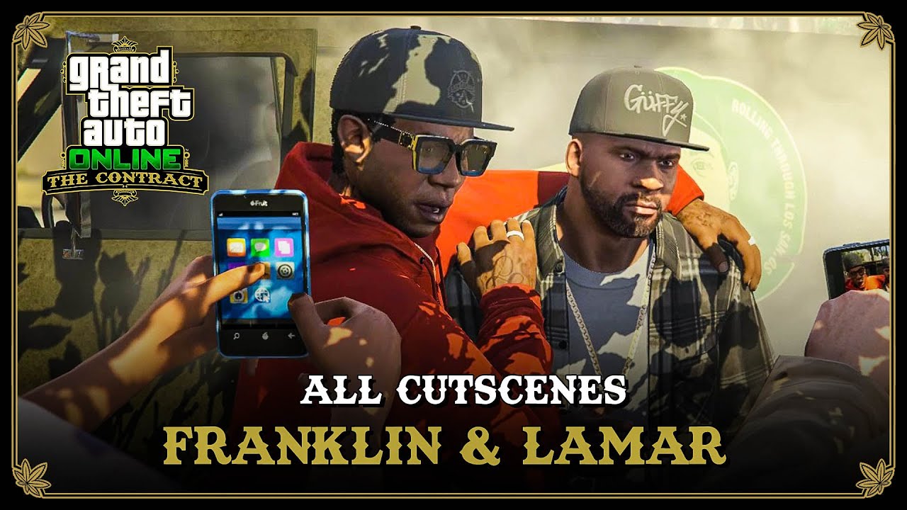 GTA Online The Contract: Lamar & Franklin All Cutscenes - YouTube