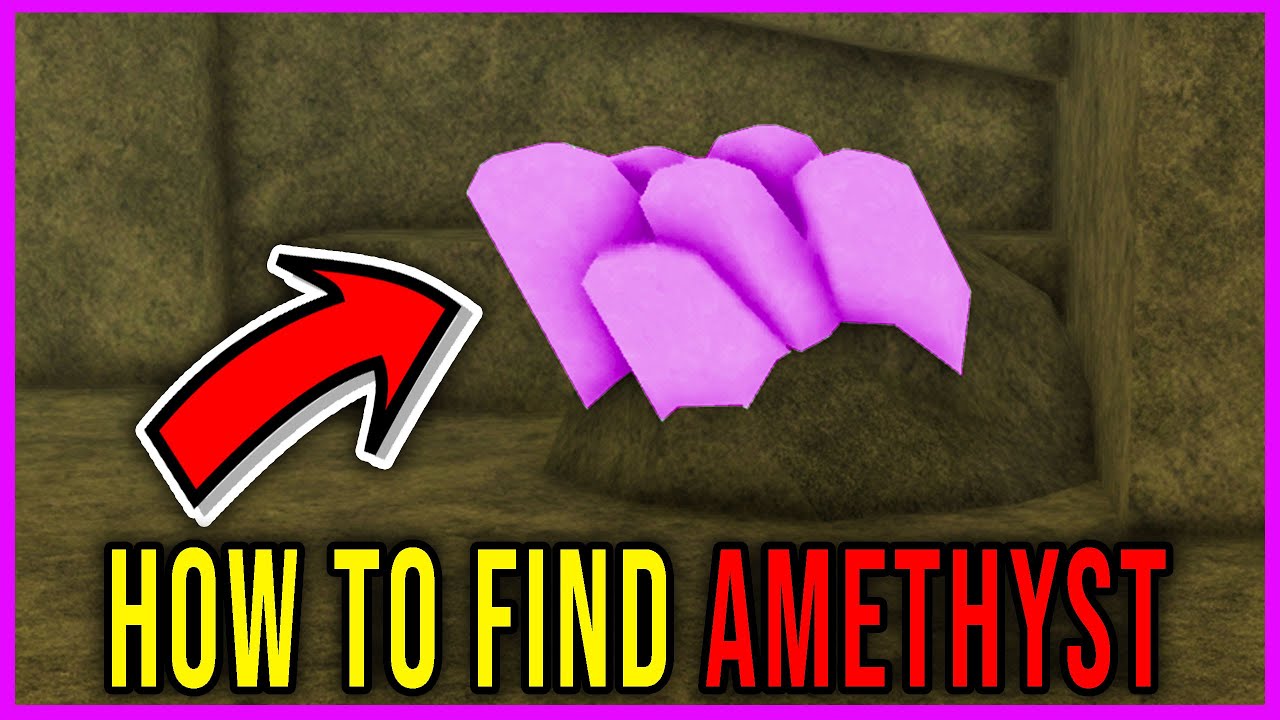 AMETHYST LOCATION - HOW TO GET AMETHYST ORE [RUNE SLAYER] - Roblox ...