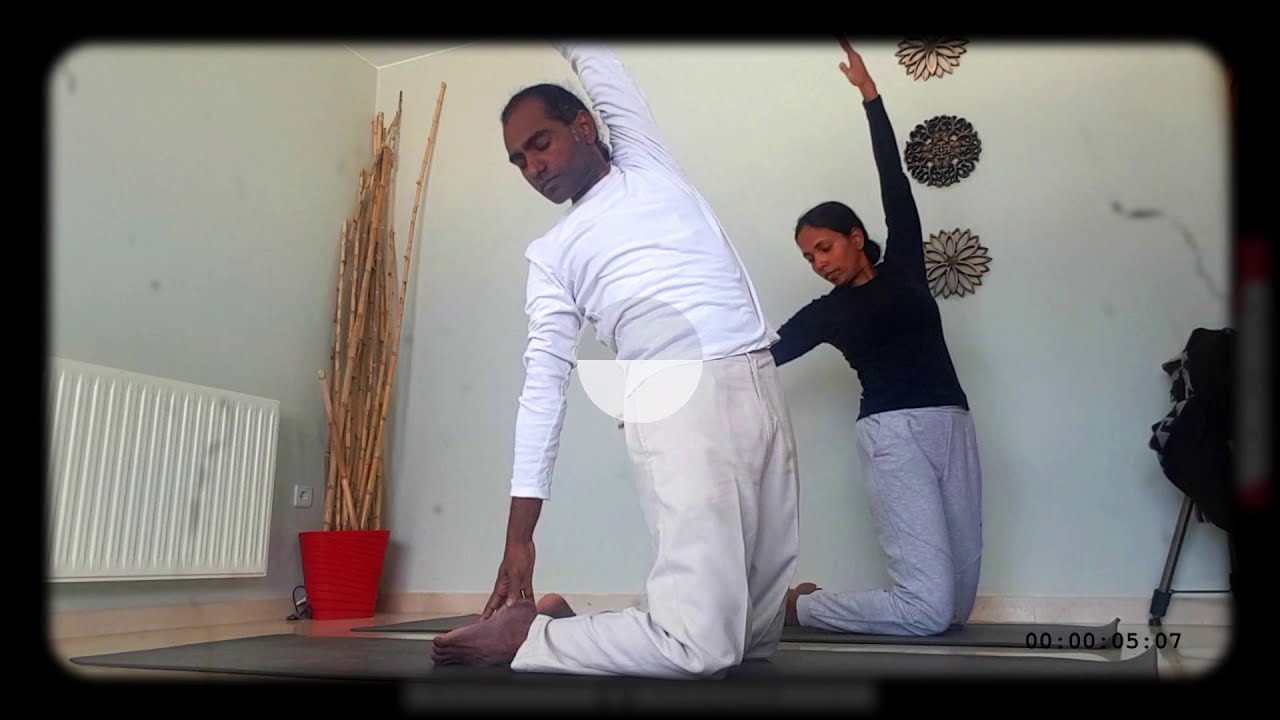 Ushtrasana y Supta Vajrasana | Yoga con Ajan Yogi - YouTube