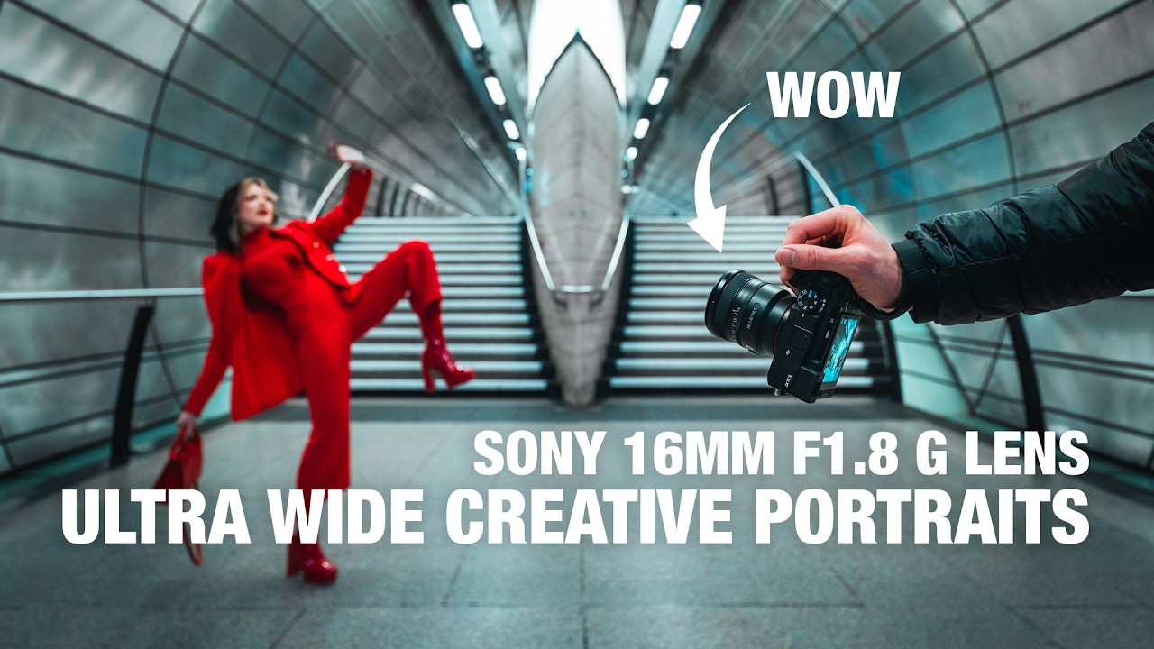 Ultra Wide Creative Portraits - Sony 16mm f1.8 G Lens - YouTube