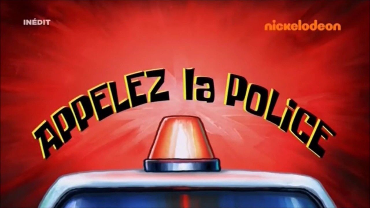SpongeBob SquarePants: Call the Cops/Surf N' Turf - Title cards (French ...