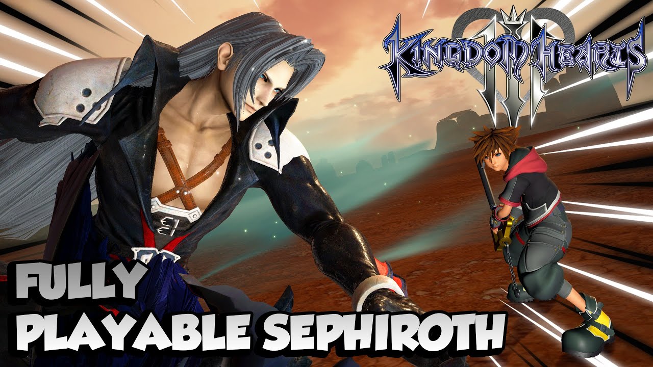 Sephiroth Is Finally Fully Playable In Kingdom Hearts 3! | VS Sora ...