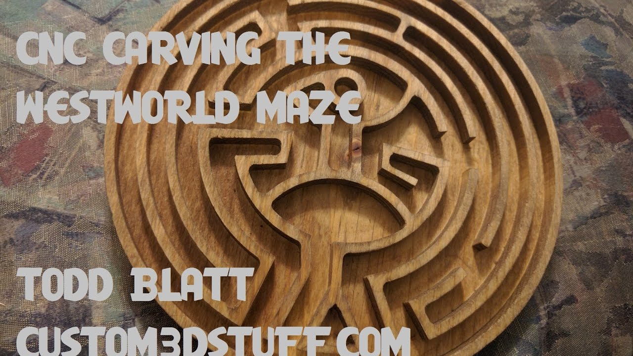 Making a wooden carved Westworld Maze - YouTube