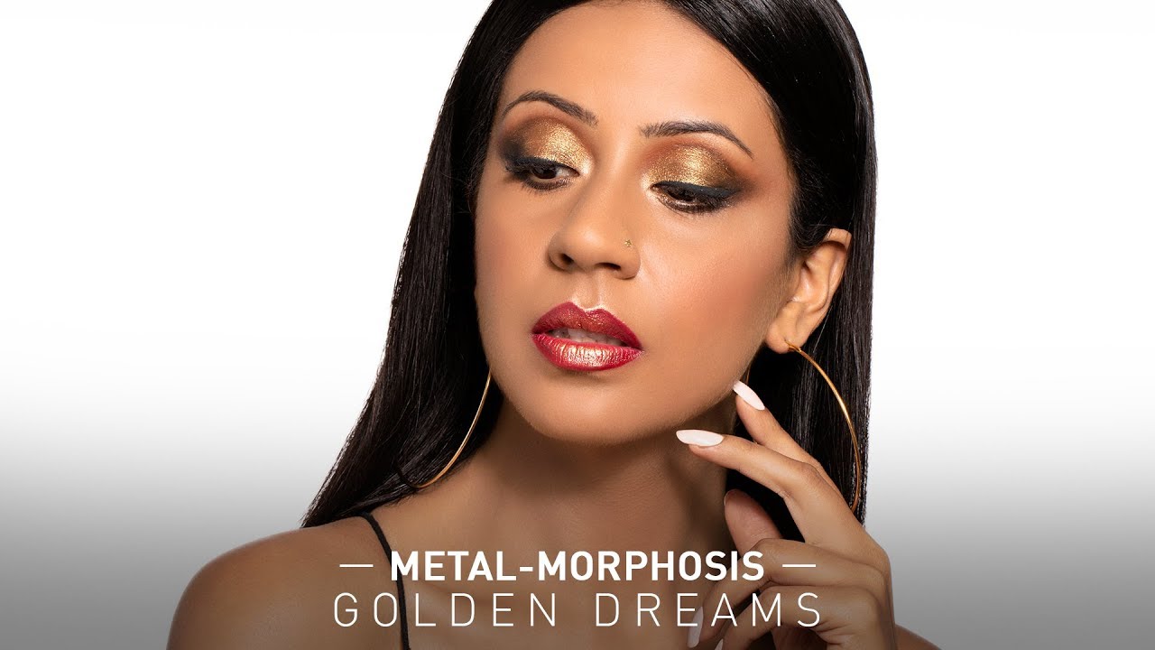 Gold Metallic Eyeshadow Tutorial | Gold Metallic Makeup Tips & Tricks ...