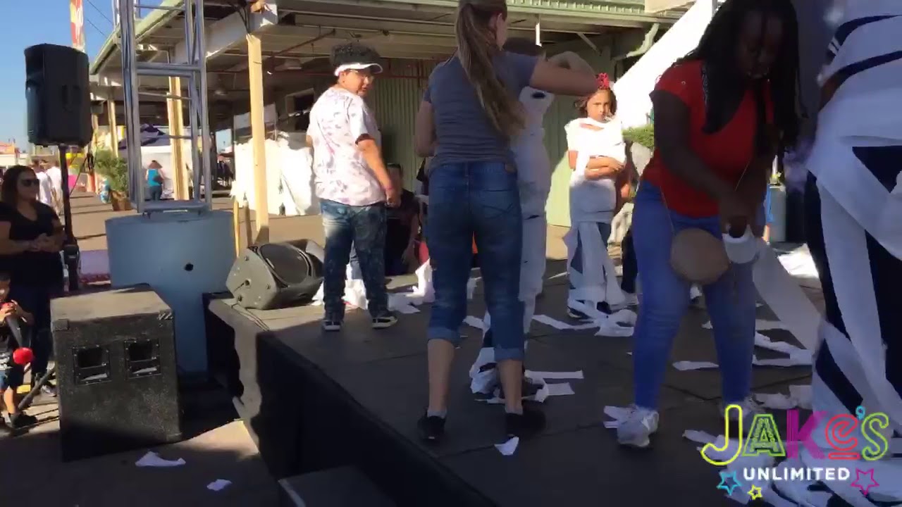 Jakes Unlimited - Mummy Wrapping Contest - YouTube