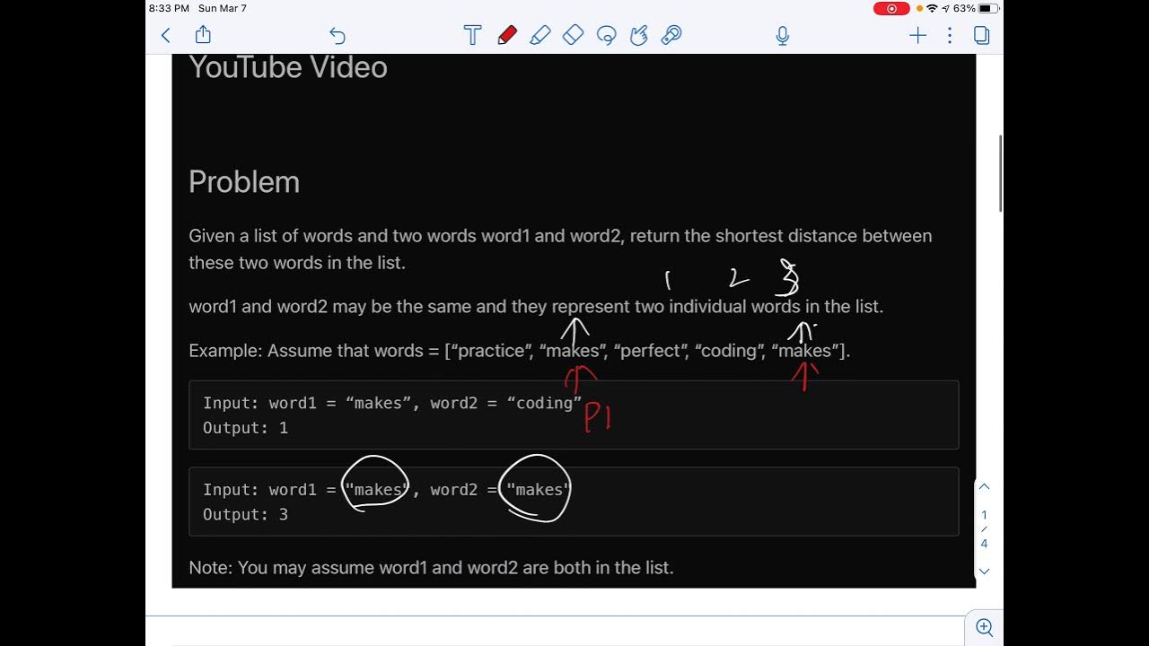 贾考博 Leetcode 245 Shortest Word Distance Iii 还有完没完了 Youtube