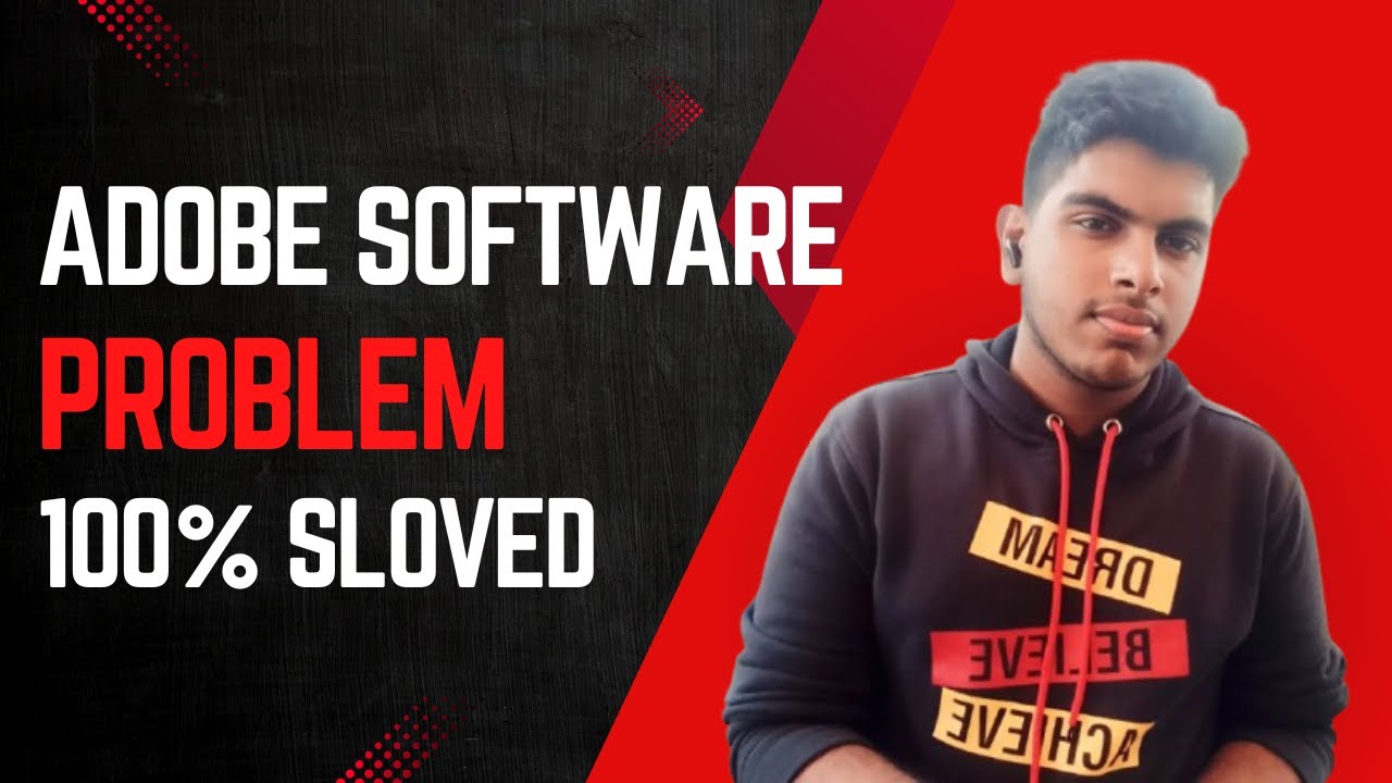 Adobe Software Not Working Problem | 100% sloved | Chanux Technic - YouTube