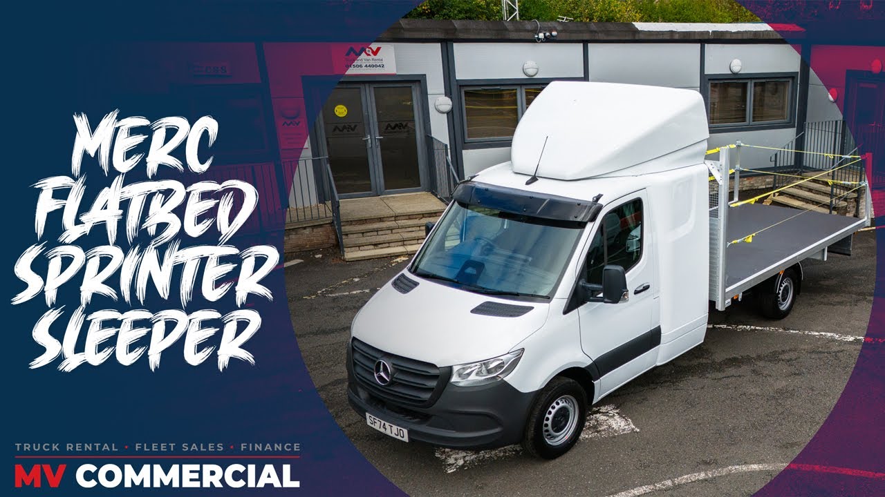 Mercedes Sprinter 315 CDI L3 Sleeper Flatbed | Ready to Go From ...