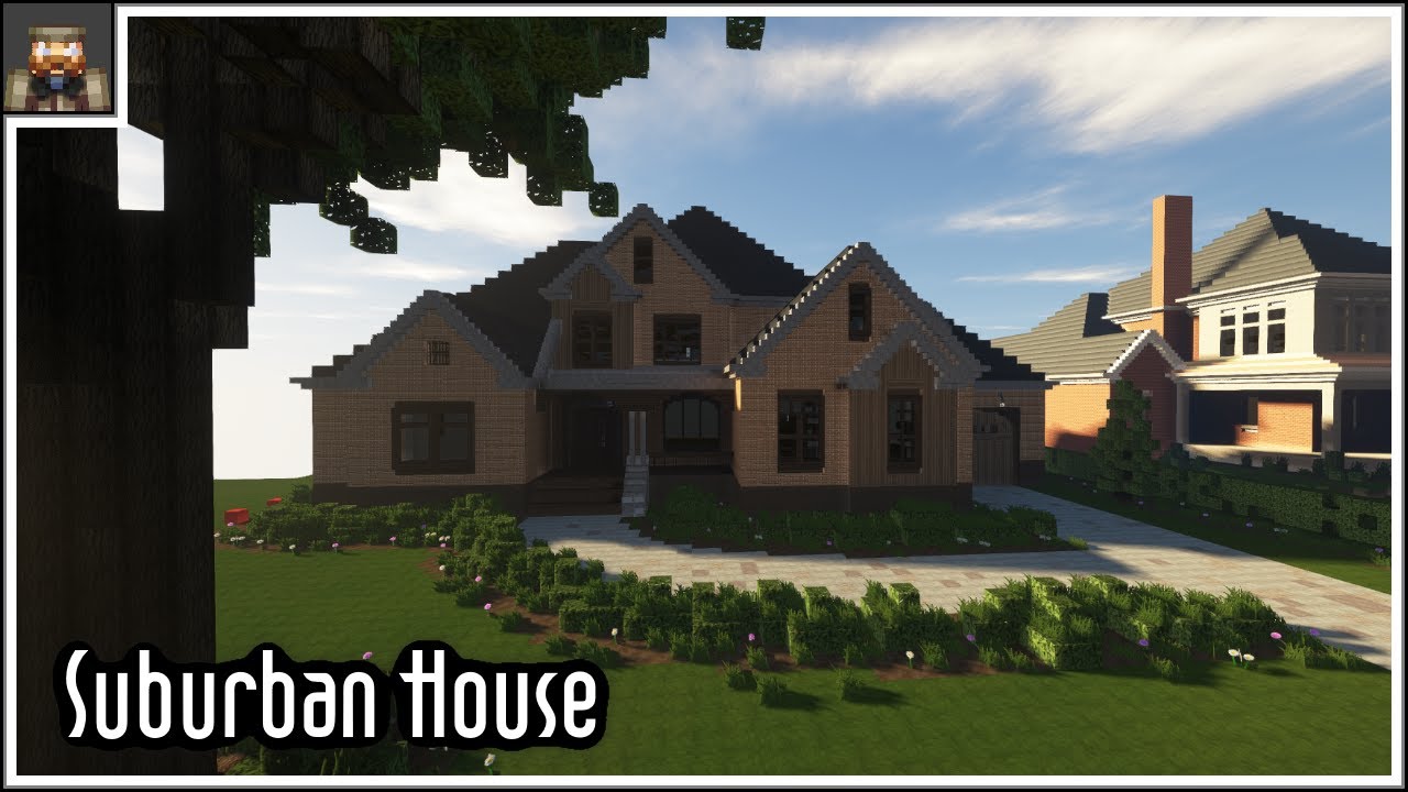 Minecraft Showcase - Stunning American Suburban House - YouTube