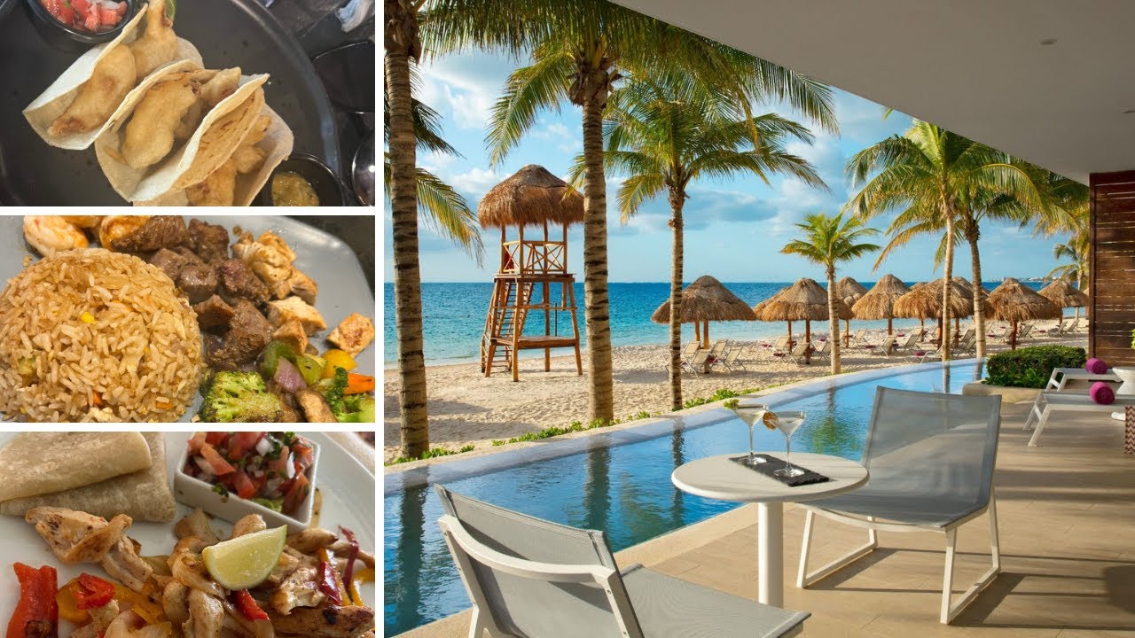 Resort Food Ratings | Breathless Riviera Cancun - YouTube