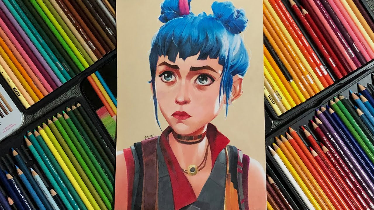Powder - Timelapse Drawing (From Arcane Series) - YouTube