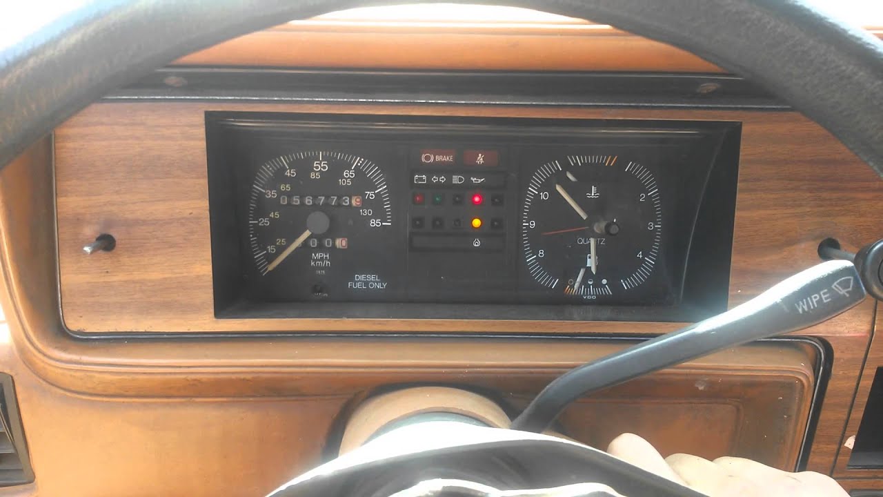 1981 Rabbit LX 1.6 Diesel Startup/Walk Around - YouTube