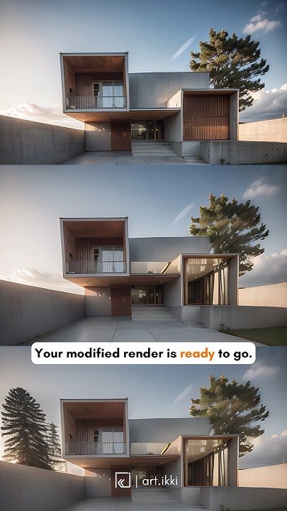 AI for architectural rendering | architecture render | interior render ...