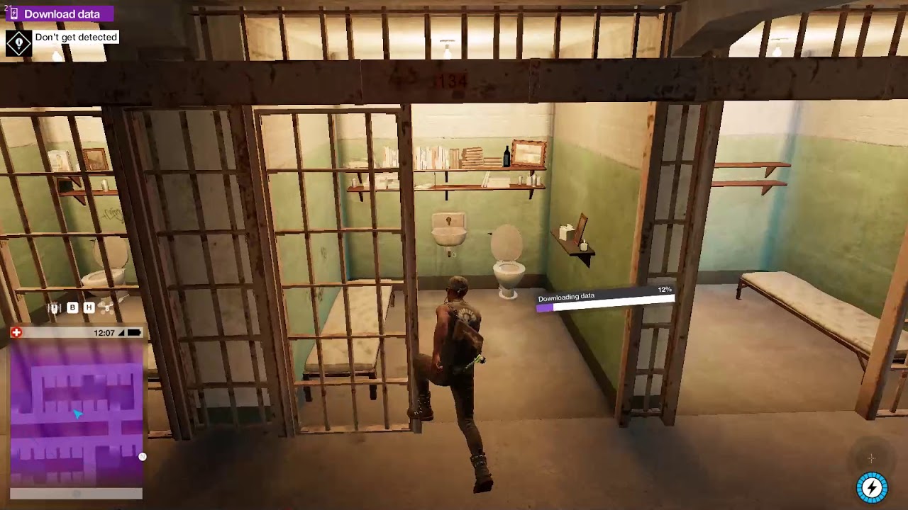 Watch Dogs 2 - Alcatraz Prison Hacking Success With Close Call - YouTube