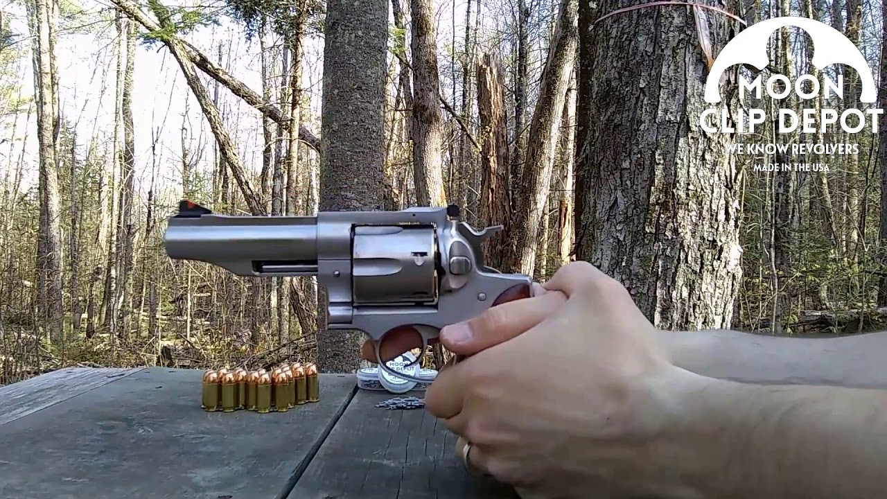 Moon Clip Depot Ruger Redhawk 45 Auto Load Unload - YouTube