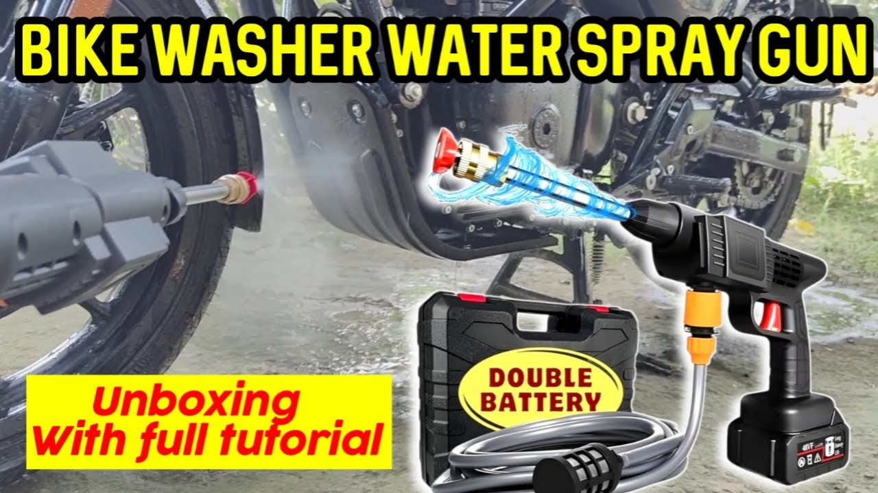 Best Washer Water Spray Gun for car and bike low budget wireless ...