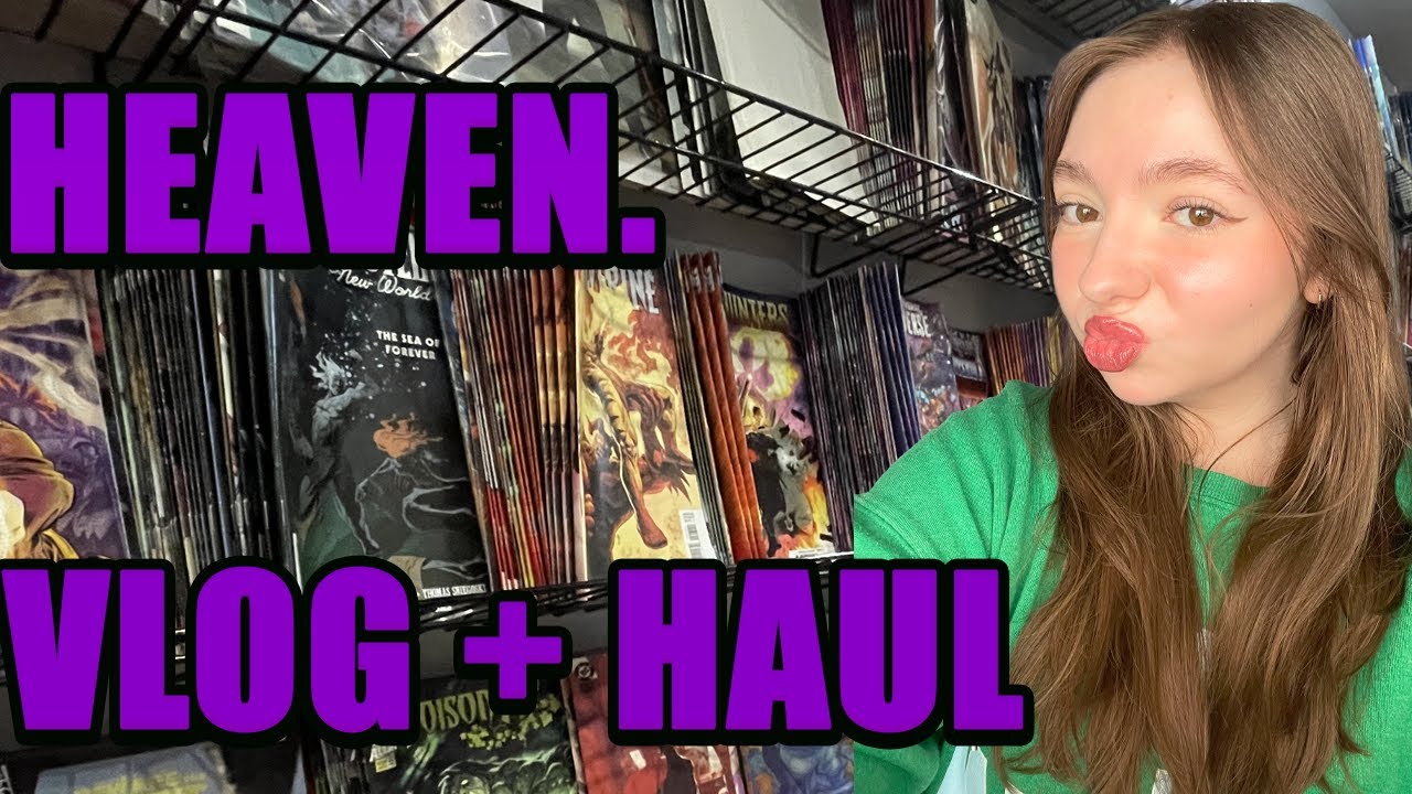 Going to my FIRST Comic Book Store! - VLOG + Haul - YouTube