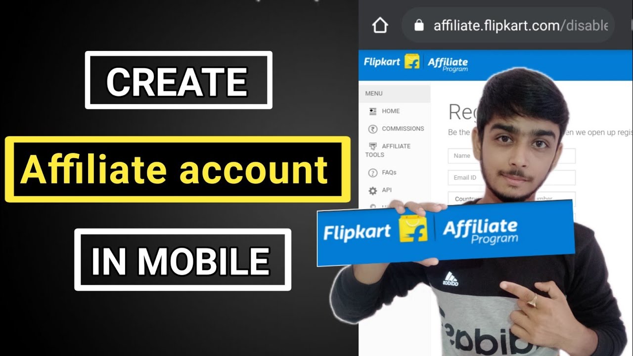 Filipkart affiliate marketing account kaise banaye | How to create ...