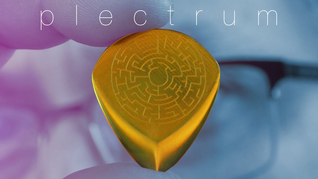 Custom Designed Plectrum made on a CNC - ULTEM Picks - YouTube