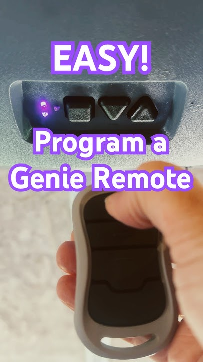 How to Program Two Genie Garage Door Openers on One Remote | Quick ...