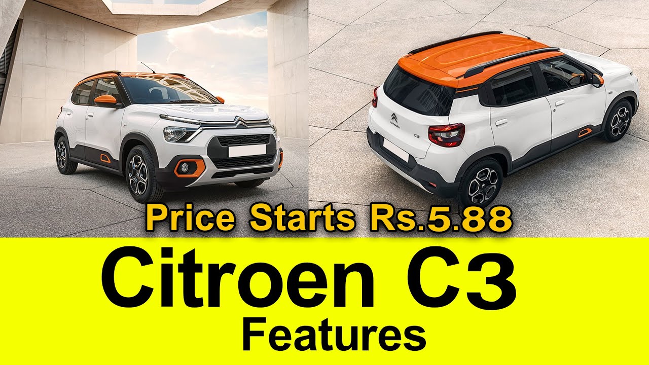 citron c3 Features and Price | Specification of Citroen C3 - YouTube