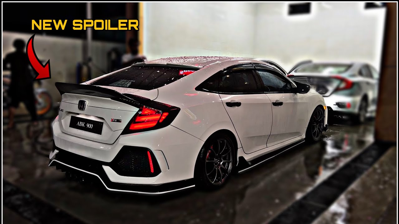 DUCKTAIL SPOILER INSTALLED♥️ | General Engine Clean Up Done - YouTube