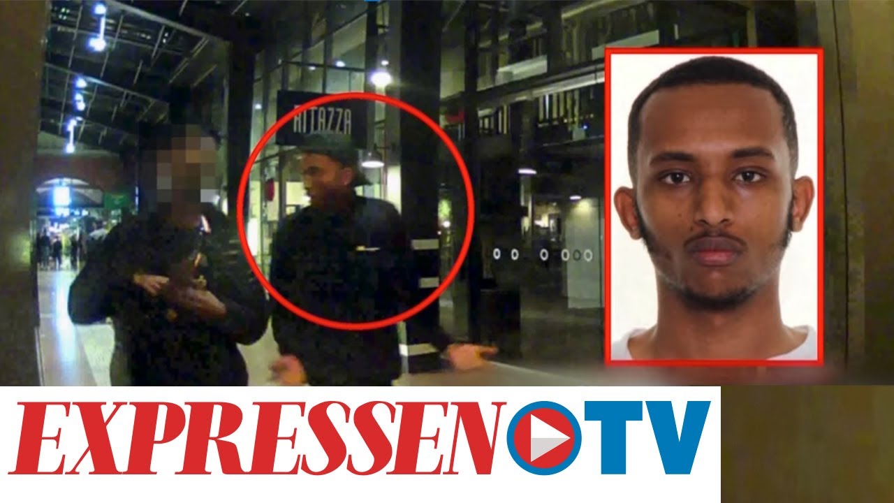 POLISENS FILM: Mahad Ibrahim Ali flyr – efter mordet i Nordstan - YouTube