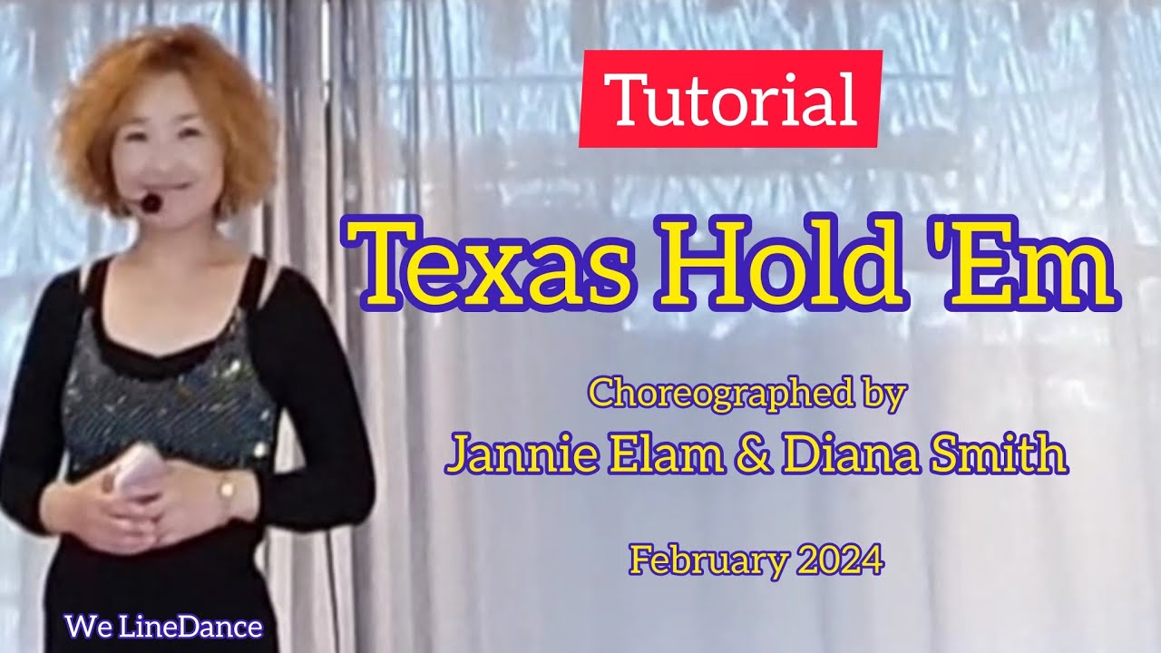 Tutorial : Texas Hold 'Em linedance - YouTube