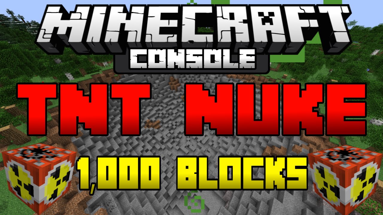 Minecraft PS3 & Xbox - TNT NUKE! - 1,000 Blocks! - YouTube