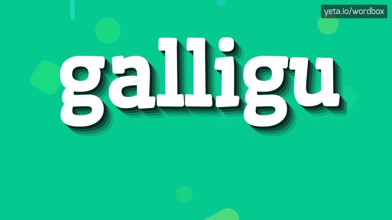 GALLIGU - HOW TO PRONOUNCE IT!? - YouTube