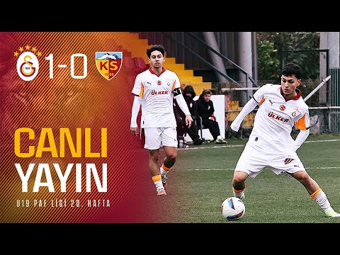 🔴 Galatasaray U19 1-0 Z. Kayserispor U19 (U19 PAF Ligi 20. Hafta)