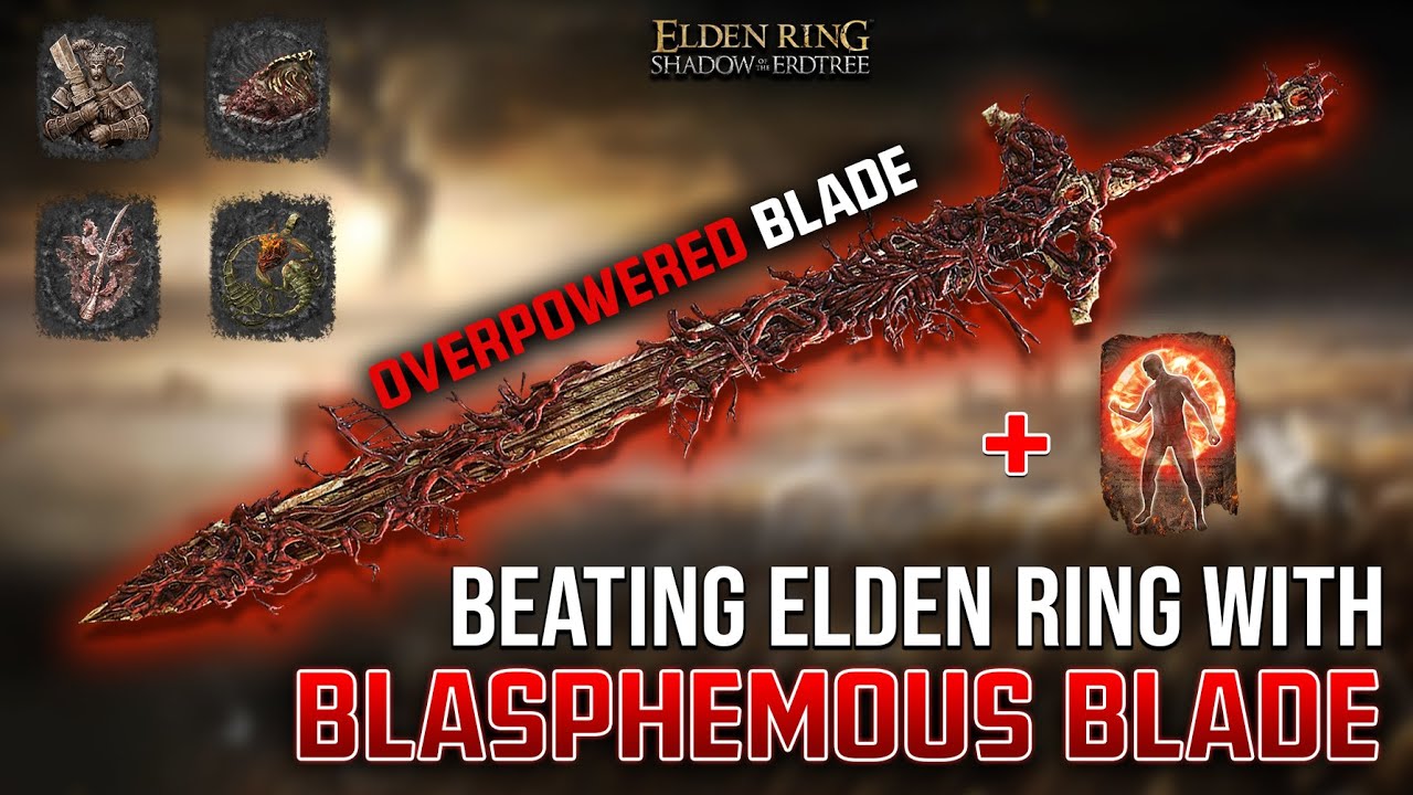 Blasphemous Blade Is Too Overpowerd Blade! || Blasphemous Build || #eldenring - YouTube