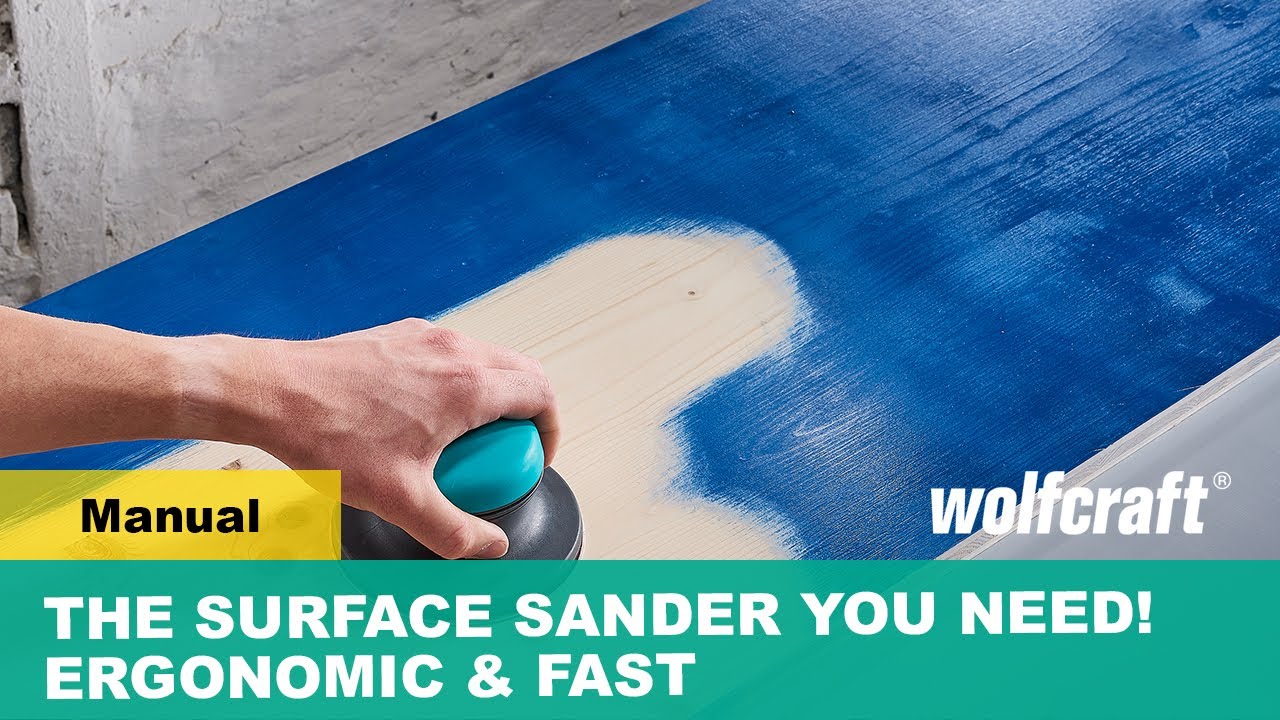 The Surface Sander You Need Today! High Quality, Ergonomic & Fast - YouTube