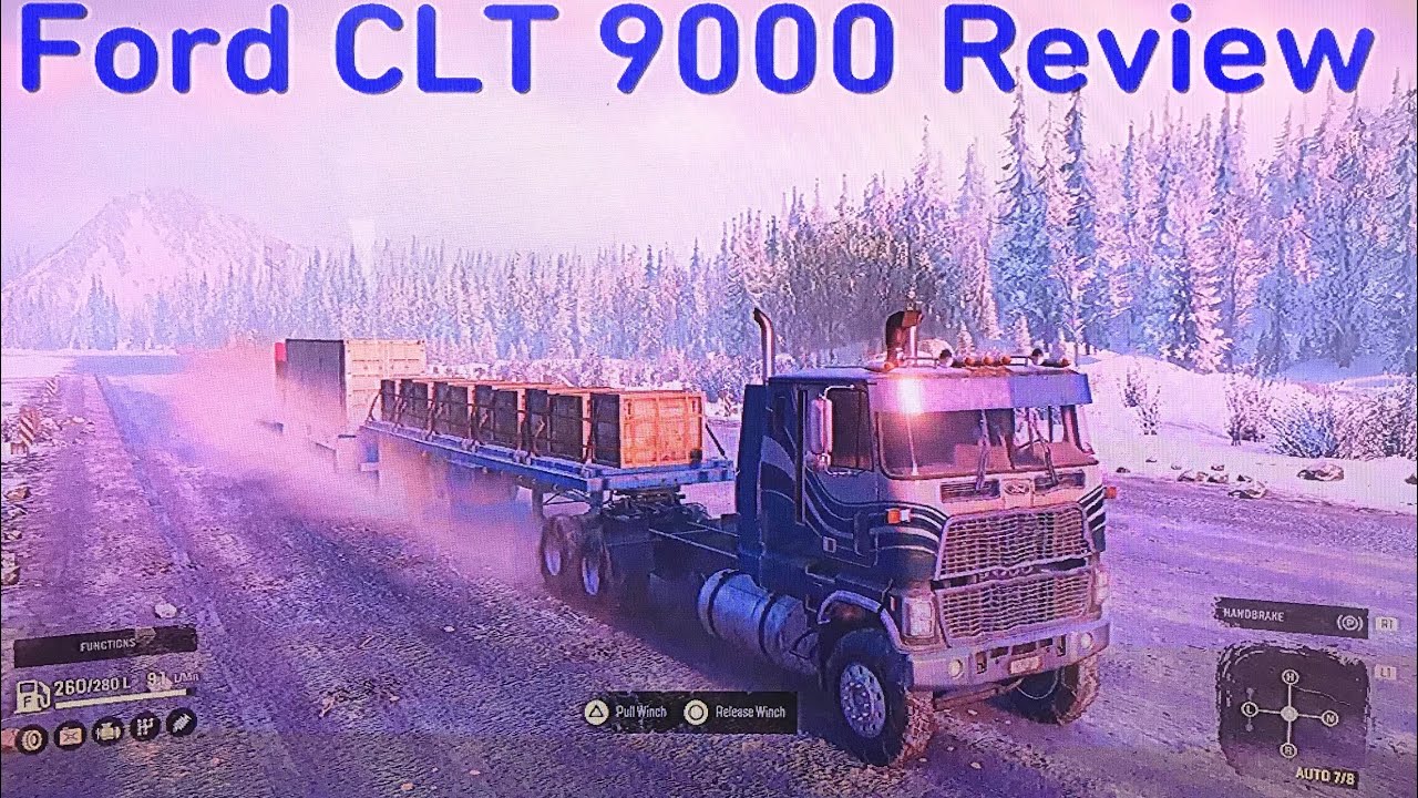 SnowRunner Ford CLT 9000 Gameplay And Review - YouTube