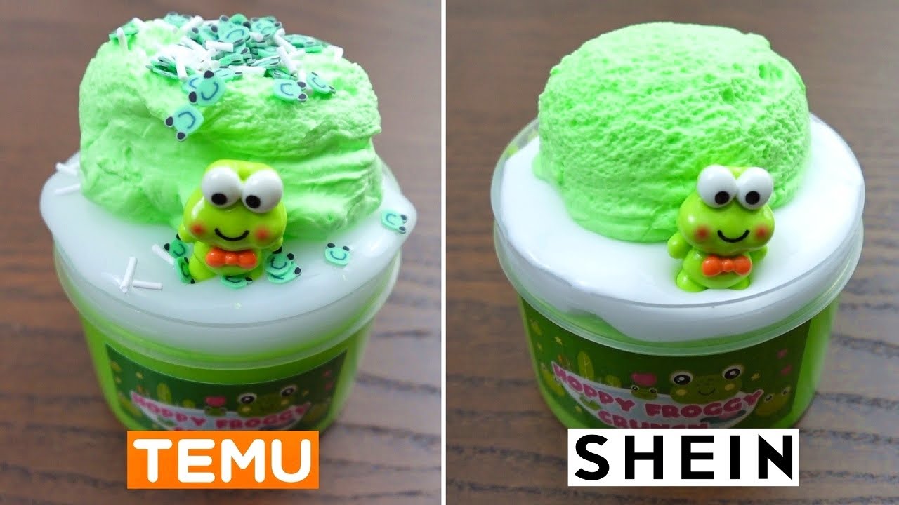 I Bought the Same Slimes from Temu & Shein - how do they compare? - YouTube