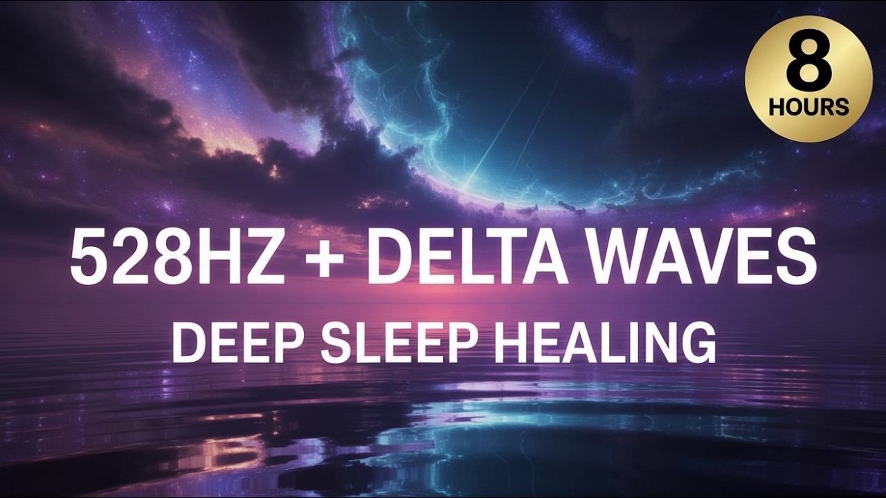 528Hz + Delta Waves 8H Sleep Music for Inner Peace, Healing & Complete ...
