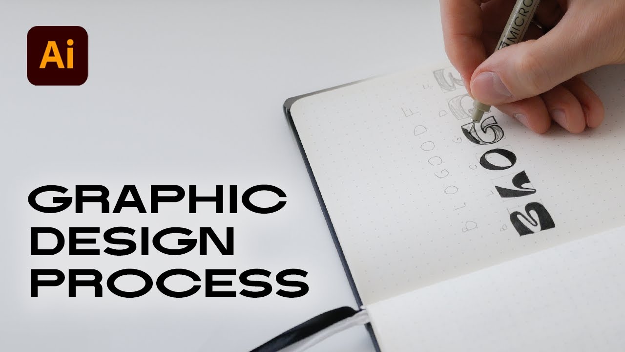 Graphic Design Process From Start to Finish in Illustrator - YouTube