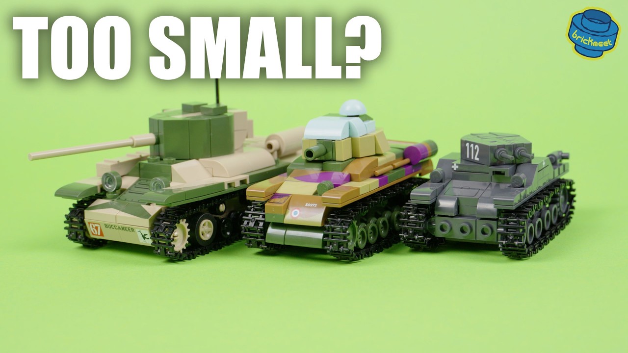 Pre-War Tanks with Purple Camouflage 3in1 Set - COBI 2740 (Speed Build ...